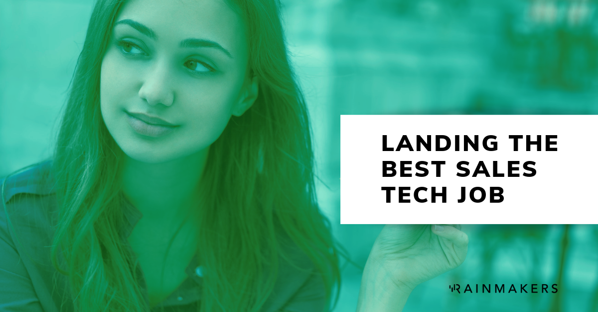 Landing The Best Sales Job in Tech | Sales Career Advice